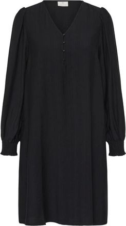 Kaffe Femme, Robes, Noir, Taille: 36 FR Robes Courtes