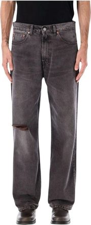 Our Legacy Homme, Jeans, Gris, Taille: W36 Jeans en Denim &agrave; Jambes Larges Caf&eacute;