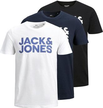 Jack & Jones Jack & Jones T-Shirt-Set Corp Logo 12191762 Bunt Slim Fit