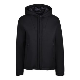 Herno Jacke aus Neopren-Optik - - Sweatshirts & Hoodies - Herren - Schwarzk - 2XL