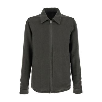 Rick Owens Brad Jacke mit klassischem Kragen - - Jackets - Herren - Gr&uuml;n - M