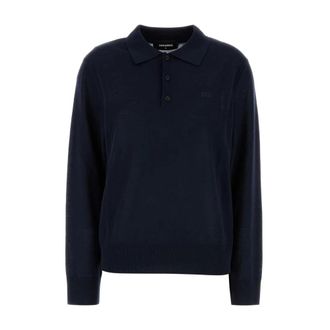 Dsquared2 Homme, Pulls, Bleu, Taille: L Logo Embroidery Polo