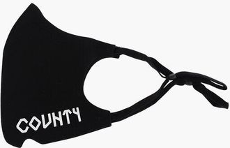 Marcelo Burlon Solid Color NAVAHO ACTIVE Face Mask with Contrasting Print size Unica