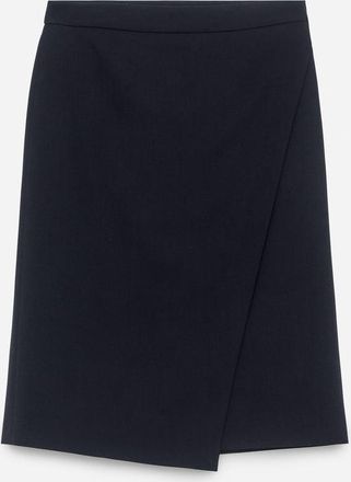 Arket Wickelrock Aus Wolle -Blau