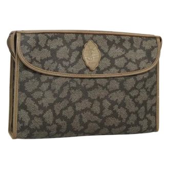Saint Laurent Pre-owned Cuir pochettes-minaudieres - Femme - Pre-owned - Beige - Taille: ONE Size
