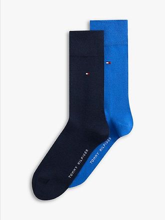 Tommy Hilfiger Lot de 2 paires de chaussettes &agrave; drapeau