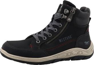 Mustang Jeans Baskets pour Hommes 15M0181002, Pointure:46 EU, La Couleur:Noir