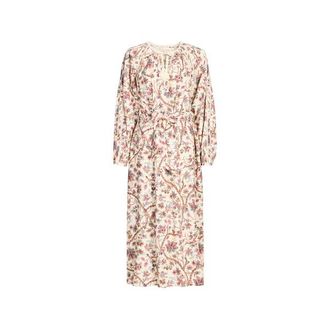 Louise Misha Robe longue col V imprim&eacute;e