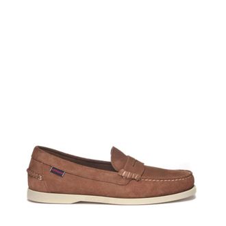 Sebago Homme, Chaussures, Brun, Taille: 42 EU Mocassin en daim marron
