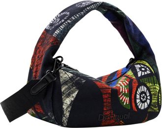 Desigual Womens Malaga Scott Accessories Fabric Shoulder Bag, Orange