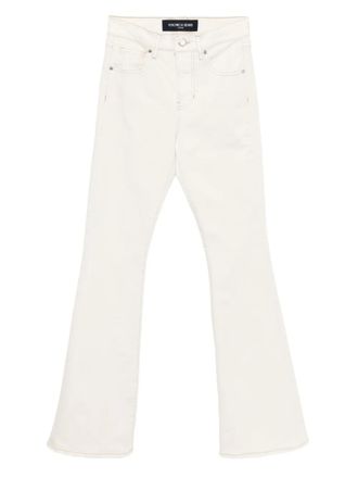 Veronica Beard jean skinny Beverly à coupe évasée - Blanc
