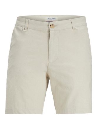 Jack & Jones Mens JPSTPALMA JJLINEN Shorts DEK Chinoshorts, Moonbeam, S