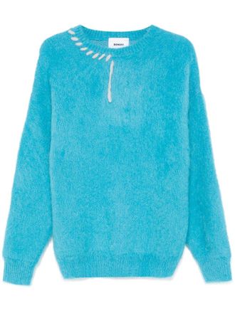 BONSAI pull à coutures contrastantes - Bleu