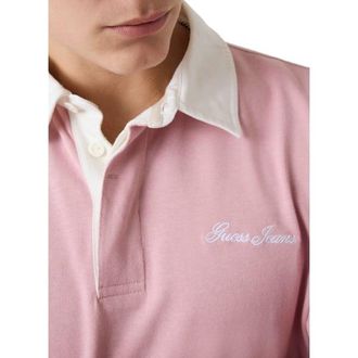 Guess Polo &agrave; manches courtes broderie logo en coton