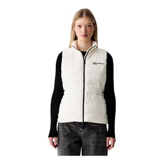 Karl Lagerfeld Puffer Vest - - Jackets - Damen - Beige - M
