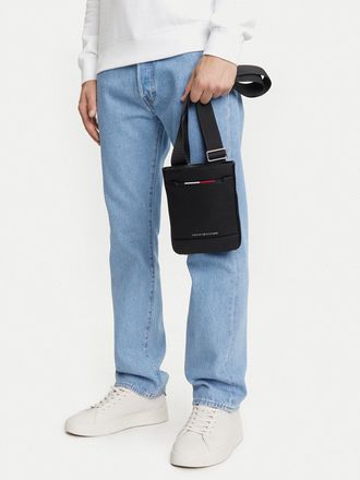 Tommy Hilfiger Umh&auml;ngetasche Tommy Hilfiger Th Central Mini Crossover AM0AM13487 Schwarz