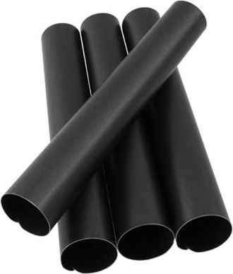 Zenker 7726 Lot de 4 moules tube p&acirc;tisserie, moule &agrave; g&acirc;teau en tube, tube pour croissants ap&eacute;ritifs, Acier inoxydable, Noir, 13 x 2,5 x 2,5 cm