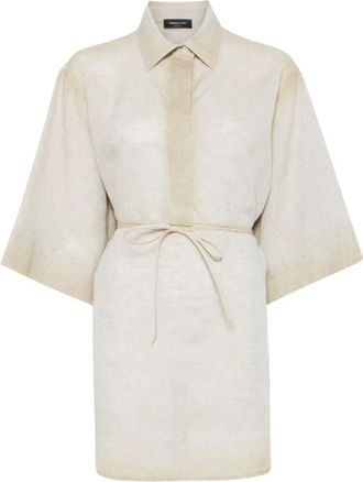 Fabiana Filippi Femme, Robes, Beige, Taille: 36 FR Robe Chemise