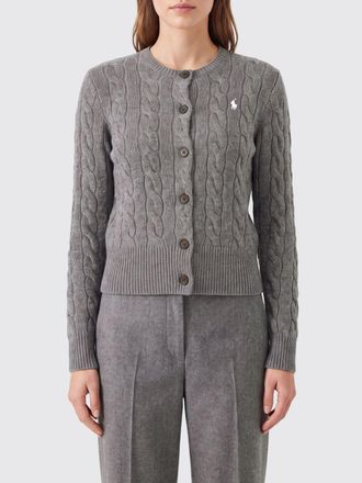 Polo Ralph Lauren Strick-Cardigan aus Wolle mit Rundhalsausschnitt und Pony-Logo