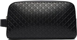 Calvin Klein Kosmetiktasche Embossed Emblem Washbag LV04D1146G Schwarz