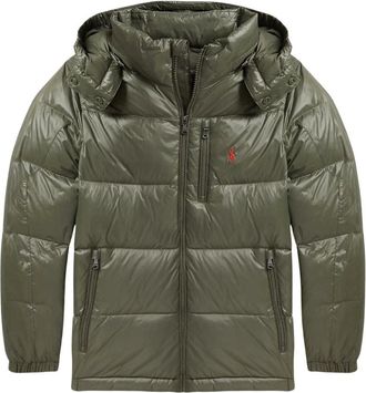 Ralph Lauren Bomber tiss&eacute; - Homme - Vestes - Vert - Taille: XL