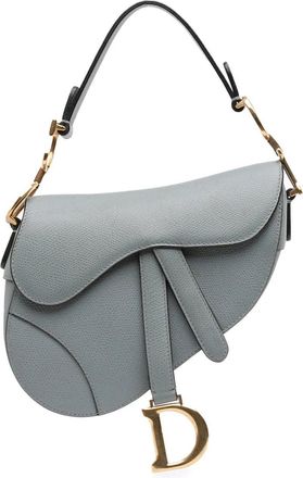 Dior Hobo Bags - Mini Grained Calfskin Saddle Bag - Gr. unisize - in Blau - für Damen