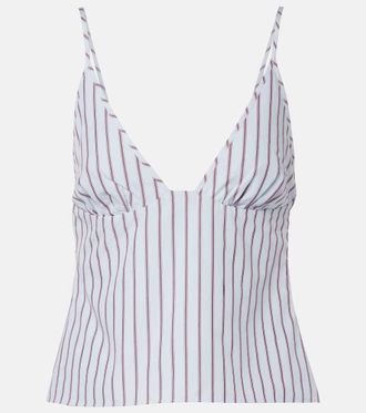 Sir. Top Lista &agrave; rayures tennis en coton m&eacute;lang&eacute;