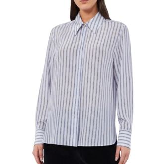 Max Mara Damen, Blusen & Hemden, Blau, LGr&ouml;&szlig;e