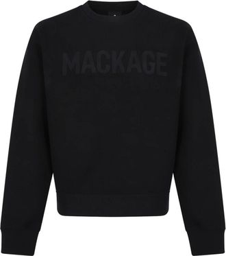 Mackage Homme, Sweatshirts et sweats &agrave; capuche, Noir, Taille: 2XL Julius Double-Face Jersey Logo SweaT-shirt