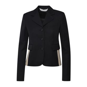 Palm Angels Schwarzer Blazer aus Wollmischung - - Jackets - Damen - Schwarzk - S