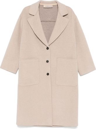 Blanca Vita Mantel aus Filz - Nude