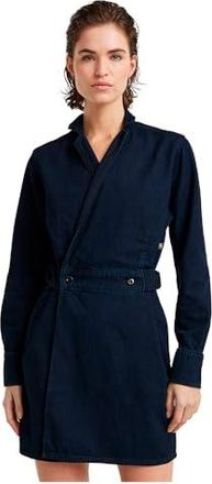 G-Star G-Star Femme Robe Wrap, Bleu (worn in deep blue ocean D25350-D539-G839), XS