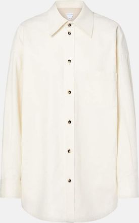 Bottega Veneta Hemd aus Leinen und Baumwolle