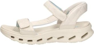 Skechers Femme, Chaussures, Blanc, Taille: 37 EU Go Walk Glide-Step 2.0 Sandal