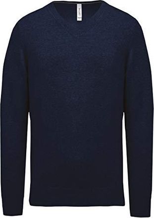 Kariban Pullover Premium col V - Black Heather, M, Homme