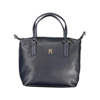 Tommy Hilfiger Femme, Sacs, Bleu, Taille: ONE Size Sac à main en polyester bleu avec bandoulière réglable