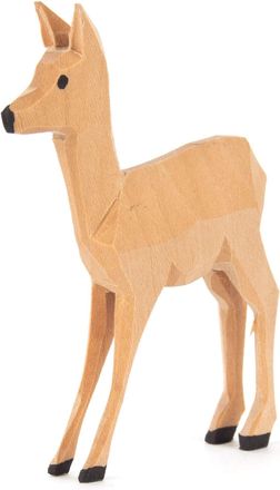 Dregeno Seiffen eG REH geschnitzt gro&szlig; aufrecht