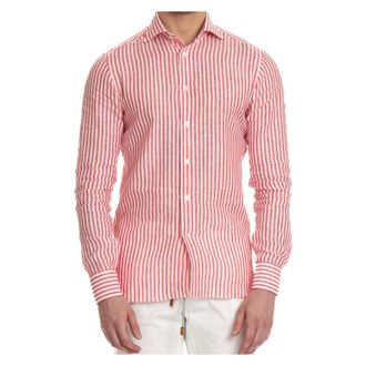 Borriello Casual Shirt - Homme - Chemises - Rouge - Taille: XL