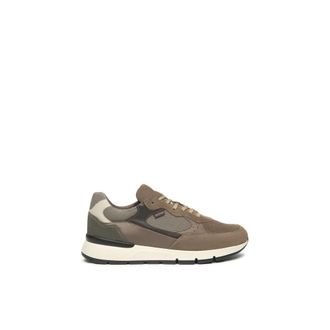 Nero Giardini Homme, Chaussures, Brun, Taille: 44 EU Baskets en daim et tissu taupe