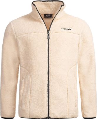 Arctic Seven Herren Fleecejacke (S-3XL) - Leicht, Flauschig, Atmungsaktiv, Hoher Kragen, &Uuml;bergangsjacke Warme Jacke M&auml;nner - AS-335 Beige XXX-Large