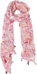 Queen Helena Écharpe légère colorée foulard élégant avec fantaisie femme SC122, SC12-1 Fuchsia, taille unique