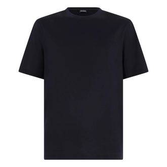 Ermenegildo Zegna Cotton T-shirt - - Tops - Herren - Schwarzk - XL