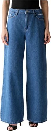 Karl Lagerfeld Damen, Hosen, Blau, W26Gr&ouml;&szlig;e