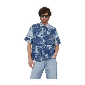Versace Jeans Couture Herren, Shirts, Blau, MGr&ouml;&szlig;e