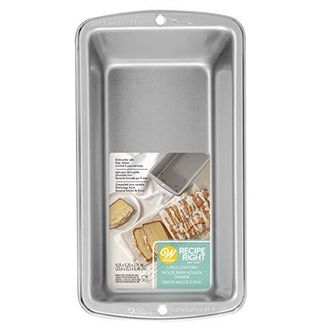 Wilton Moule à cake 03-3130 - Grand format - Recette droite - Antiadhésif - 23,5 cm x 13,3 cm - Acier