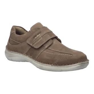 Josef Seibel Klettschuh JOSEF SEIBEL New Anvers 02, Herren, Gr. 42, brasil, Leder, Schuhe Klettschuh, Halbschuh, Freizeitschuh, Komfortschuh in Weite K (=extraweit