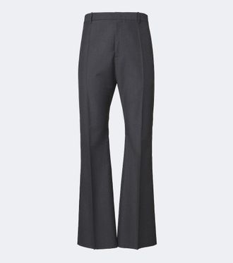 Jil Sander Schlaghose aus Wolle und Mohair