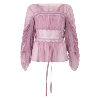 Alberta Ferretti Damen, Blusen & Hemden, Lila, MGr&ouml;&szlig;e