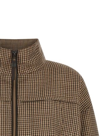 Brunello Cucinelli Prince of Wales Virgin Wool Jacket - Brown