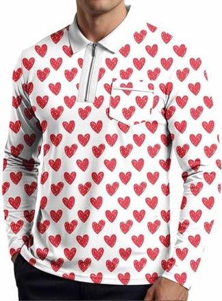 Generic Sweat-shirt amusant pour homme avec fermeture &eacute;clair 1/4 de Cologne - Motif ballon - Sweat &agrave; manches longues pour homme - T-shirt &agrave; manches longues - 